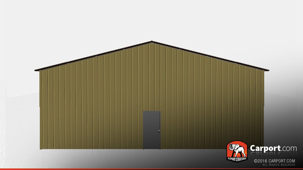 Metal Building with Vertical Siding and Roof 40' x 60' | Metal Buildings