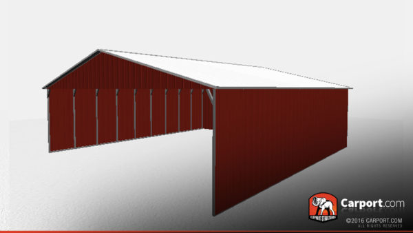 24x26 Two Car Metal Building